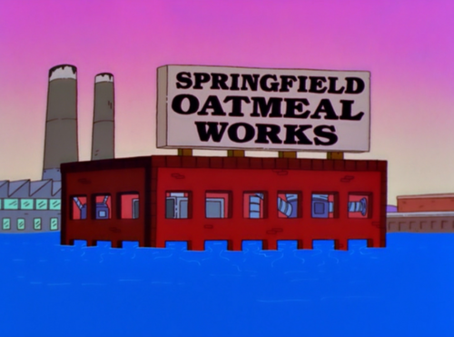 Springfield Oatmeal Works - Wikisimpsons, the Simpsons Wiki