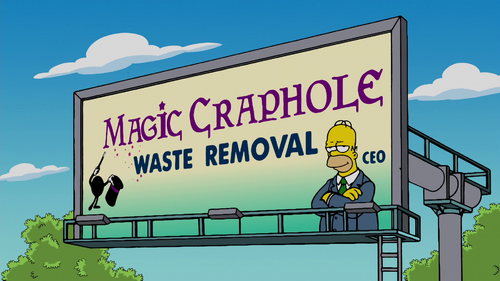 Magic Craphole Waste Removal - Wikisimpsons, the Simpsons Wiki