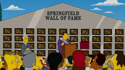 Springfield Wall of Fame - Wikisimpsons, the Simpsons Wiki