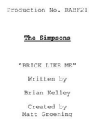 Brick Like Me - Wikisimpsons, the Simpsons Wiki