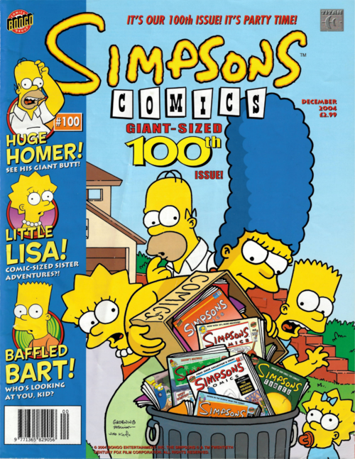 Simpsons Comics #100 - Wikisimpsons, the Simpsons Wiki