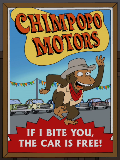 The Mighty Chimpopo - Wikisimpsons, the Simpsons Wiki