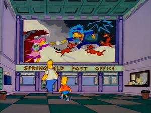 Springfield Post Office - Wikisimpsons, the Simpsons Wiki