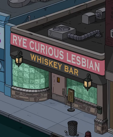 Rye Curious Lesbian - Wikisimpsons, the Simpsons Wiki