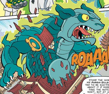 Panda-Zilla - Wikisimpsons, the Simpsons Wiki