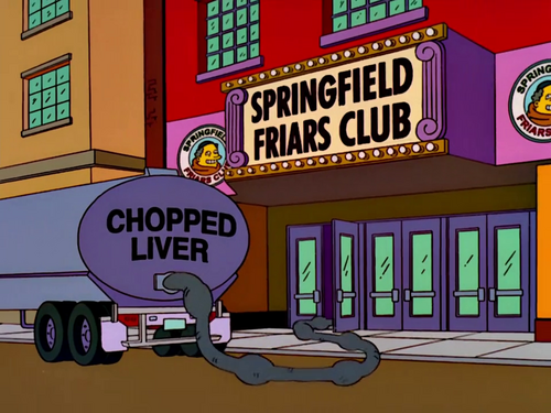 Springfield Friars Club - Wikisimpsons, the Simpsons Wiki