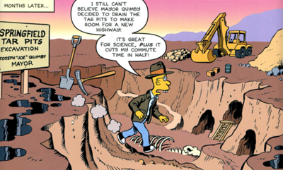 Springfield Tar Pits - Wikisimpsons, the Simpsons Wiki