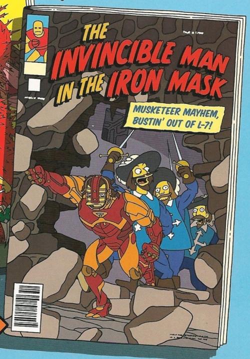 The Invincible Man in the Iron Mask - Wikisimpsons, the Simpsons Wiki