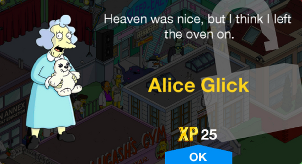 Alice Glick - Wikisimpsons, the Simpsons Wiki