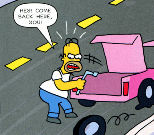 Changing the Tire - Wikisimpsons, the Simpsons Wiki