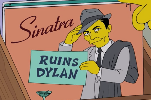 Sinatra Ruins Dylan - Wikisimpsons, the Simpsons Wiki
