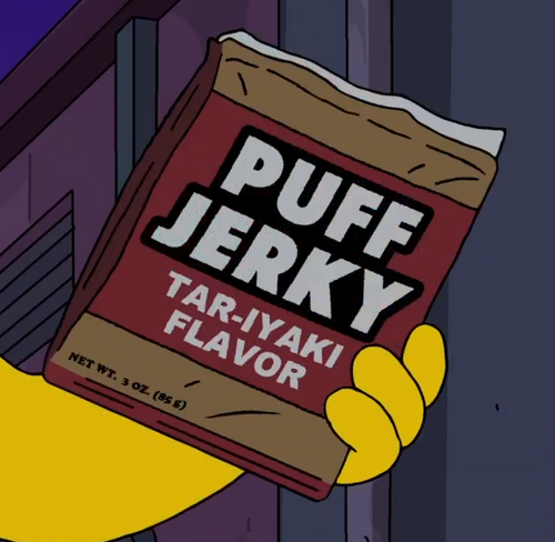 Puff Jerky - Wikisimpsons, the Simpsons Wiki