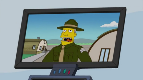 Drill sergeant - Wikisimpsons, the Simpsons Wiki