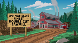 Springfield's Finest Double Cut Sawmill - Wikisimpsons, the Simpsons Wiki