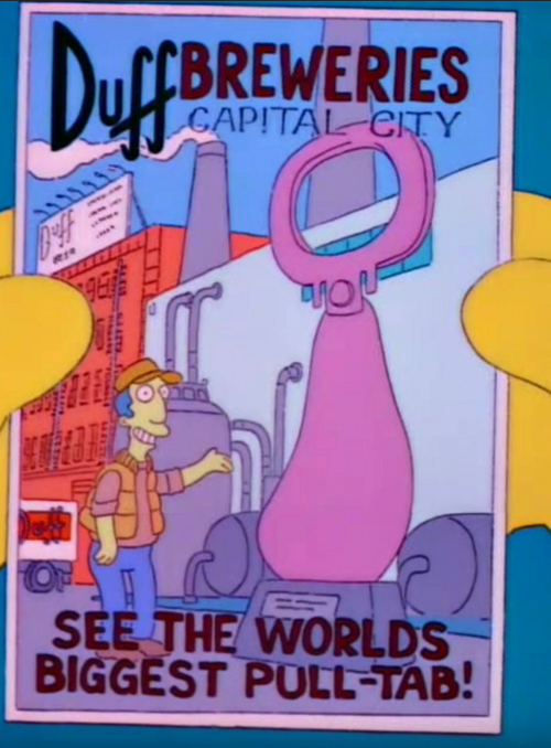 World's Biggest Pull-Tab - Wikisimpsons, the Simpsons Wiki