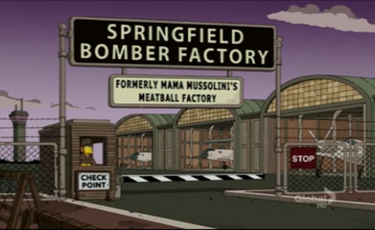 Springfield Bomber Factory - Wikisimpsons, the Simpsons Wiki