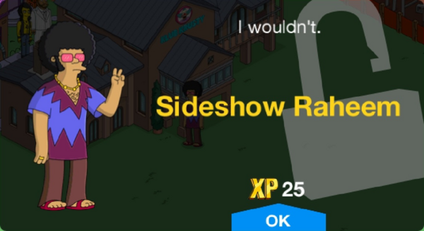 Sideshow Raheem - Wikisimpsons, the Simpsons Wiki