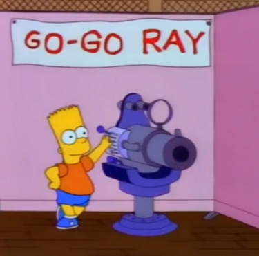 Go-Go Ray - Wikisimpsons, the Simpsons Wiki