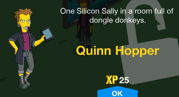 Quinn Hopper - Wikisimpsons, the Simpsons Wiki