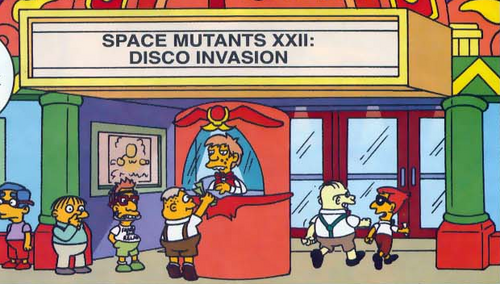 Space Mutants XXII: Disco Invasion - Wikisimpsons, the Simpsons Wiki