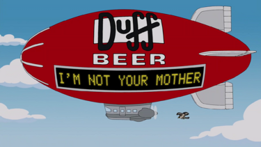 Duff Blimp - Wikisimpsons, the Simpsons Wiki