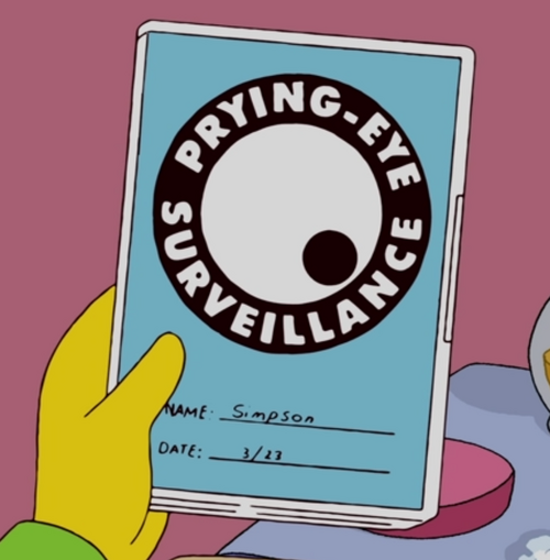 Prying-Eye Surveillance - Wikisimpsons, the Simpsons Wiki