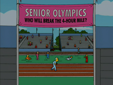 Senior Olympics - Wikisimpsons, the Simpsons Wiki