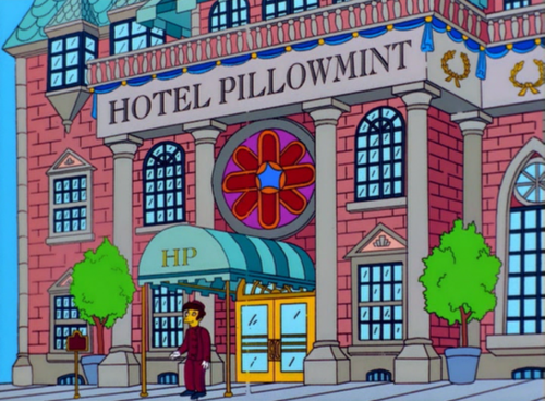 Hotel Pillowmint - Wikisimpsons, the Simpsons Wiki
