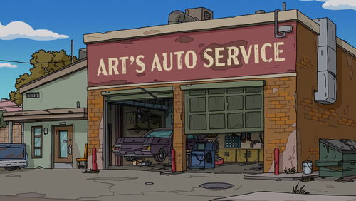 Art's Auto Service - Wikisimpsons, the Simpsons Wiki