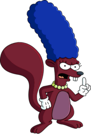Disapproving squirrel - Wikisimpsons, the Simpsons Wiki