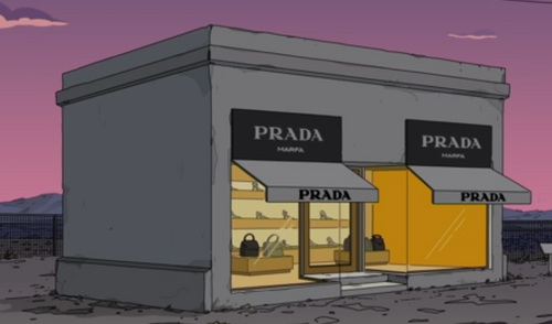 Prada Marfa - Wikisimpsons, the Simpsons Wiki