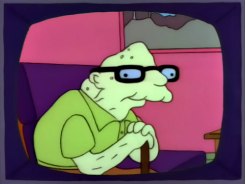 Springfield's oldest man - Wikisimpsons, the Simpsons Wiki