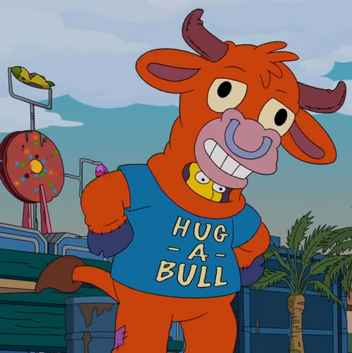 Hug-A-Bull - Wikisimpsons, the Simpsons Wiki