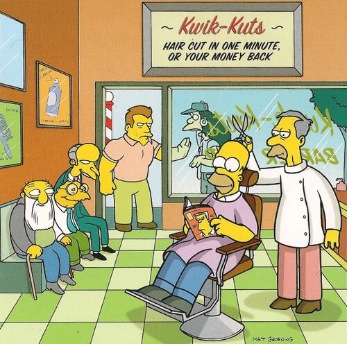 Kwik-Kuts Barber - Wikisimpsons, the Simpsons Wiki