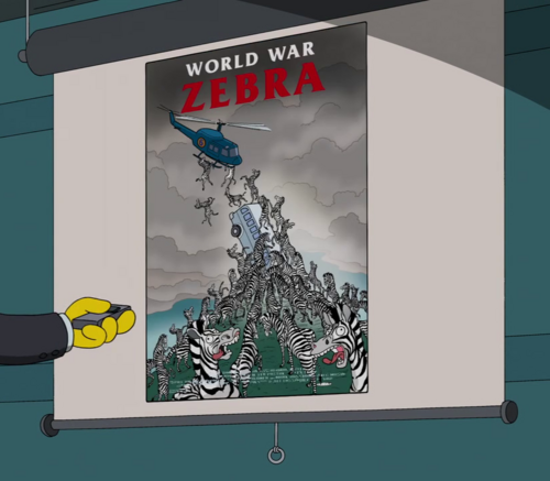World War Zebra - Wikisimpsons, the Simpsons Wiki