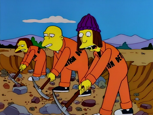 Gonna Dig Me a Hole - Wikisimpsons, the Simpsons Wiki