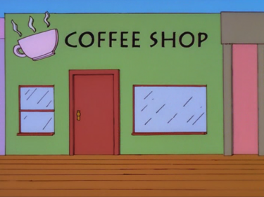 Coffee Shop - Wikisimpsons, the Simpsons Wiki