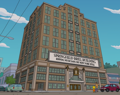 Springfield Brill Building - Wikisimpsons, the Simpsons Wiki