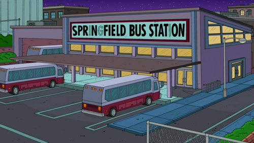 Springfield Bus Station - Wikisimpsons, the Simpsons Wiki