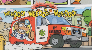 Ape Ambulance - Wikisimpsons, the Simpsons Wiki