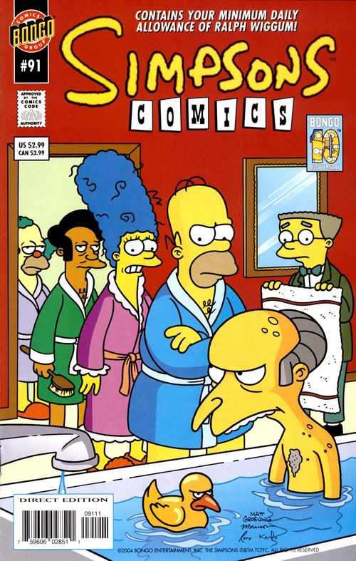Simpsons Comics #91 - Wikisimpsons, the Simpsons Wiki