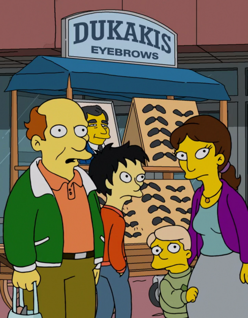 Dukakis Eyebrows - Wikisimpsons, the Simpsons Wiki