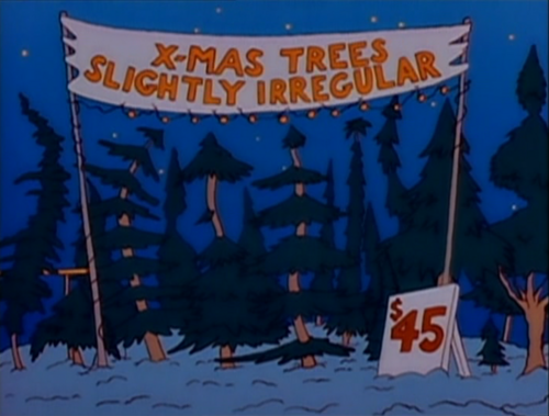 X-mas Trees Slightly Irregular - Wikisimpsons, the Simpsons Wiki