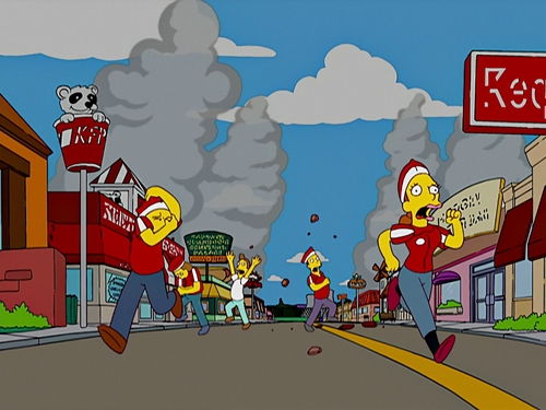 Fast-Food Boulevard - Wikisimpsons, the Simpsons Wiki