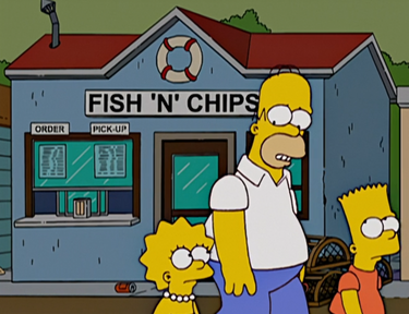 Fish 'n' Chips - Wikisimpsons, the Simpsons Wiki