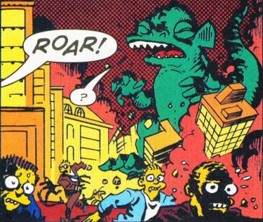 Radioactive Man and Roargo - Wikisimpsons, the Simpsons Wiki