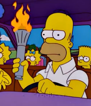 Olympic Torch - Wikisimpsons, the Simpsons Wiki
