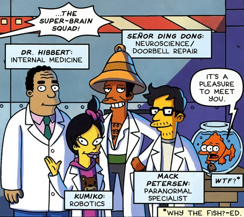 The Super-Brain Squad - Wikisimpsons, the Simpsons Wiki