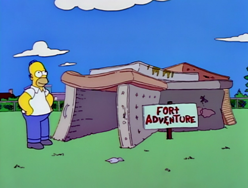 Fort Adventure - Wikisimpsons, the Simpsons Wiki