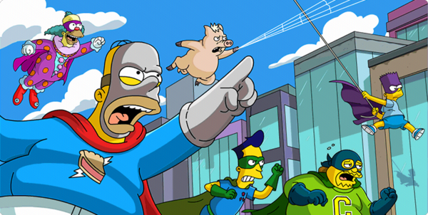 The Simpsons: Tapped Out Superheroes content update - Wikisimpsons, the ...
